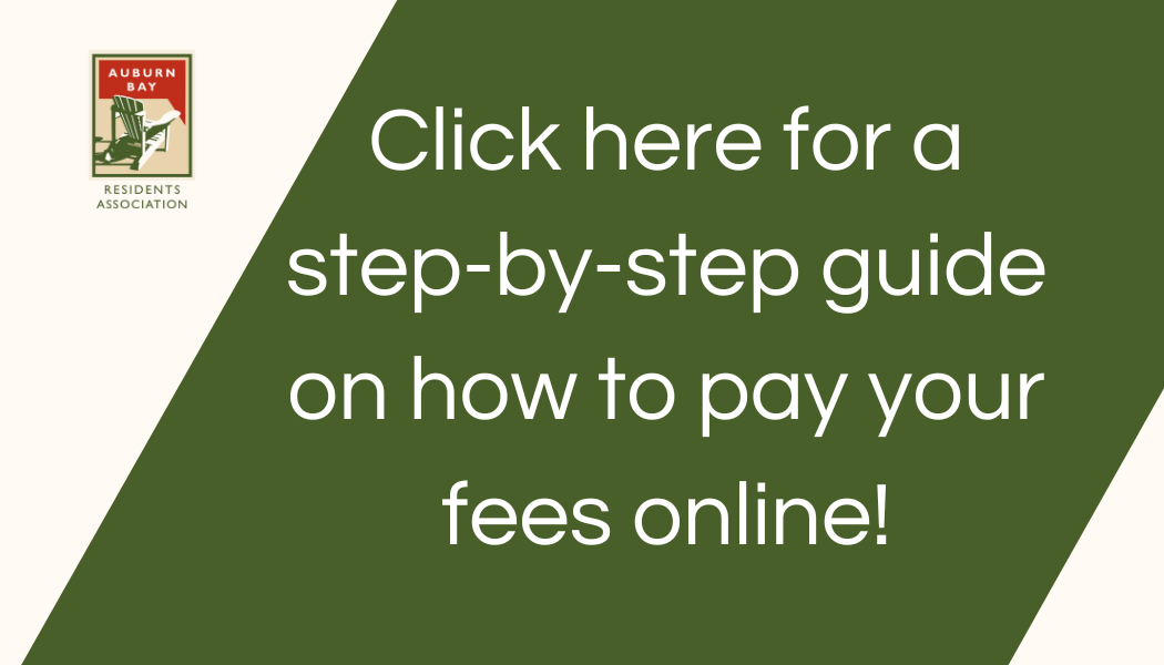 Annual Fee Information - Auburn Bay Residents Association